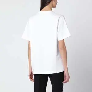 Gucci Cotton Jersey T-shirt With Gg Interlock Embroidery