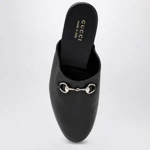 Gucci Leather Mules With Horsebit