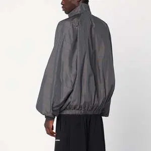 Balenciaga Nylon Zip-up Jacket With Logo
