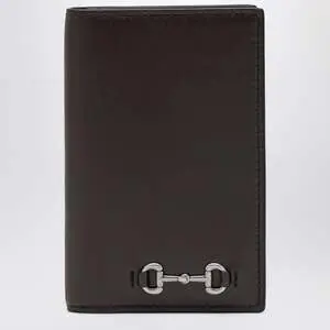Gucci Cocoa Long Cardholder With Horsebit - Brown