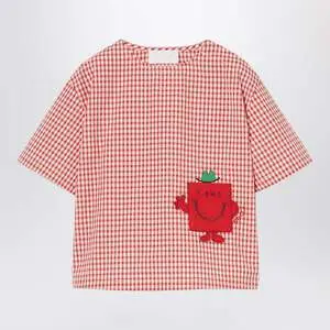Gucci Checked Cotton T-shirt