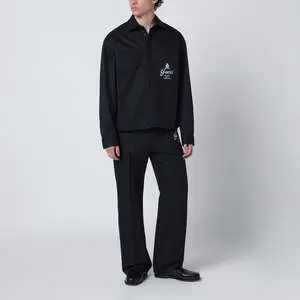Gucci Cotton Twill Trousers With Logo Print