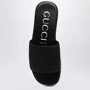 Gucci Jacquard Fabric Slides