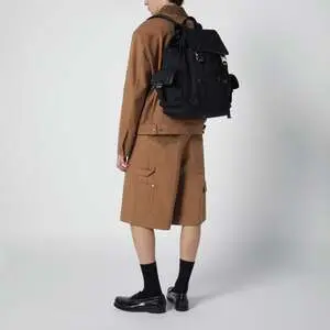Gucci Large Gg Fabric Backpack