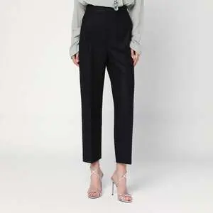 Alberta Ferretti Tailored Virgin Wool Blend Trousers