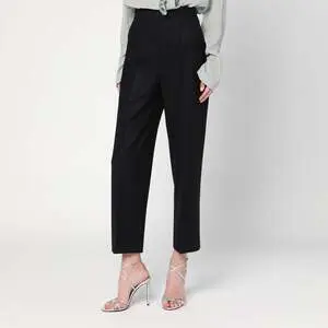 Alberta Ferretti Tailored Virgin Wool Blend Trousers