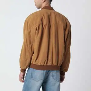 Saint Laurent Suede Bomber Jacket