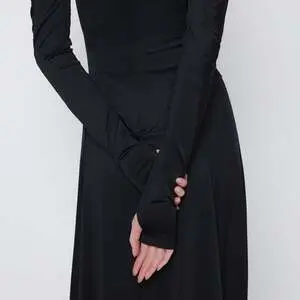 Victoria Beckham Asymmetric Midi Dress