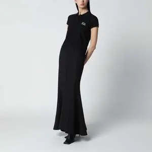 Balenciaga Laurel Classic Polo - Black