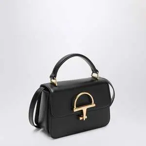 Gucci Small Siena Top Handle Bag In Leather - Black