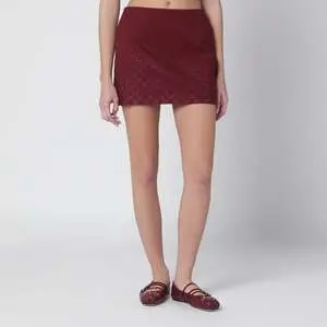 Gucci Mini Gg Crystal Skirt
