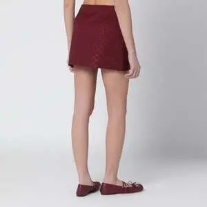 Gucci Mini Gg Crystal Skirt