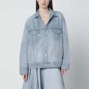 Balenciaga Distressed Denim Jacket