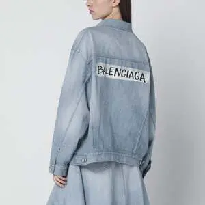 Balenciaga Distressed Denim Jacket