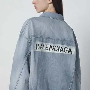 Balenciaga Distressed Denim Jacket