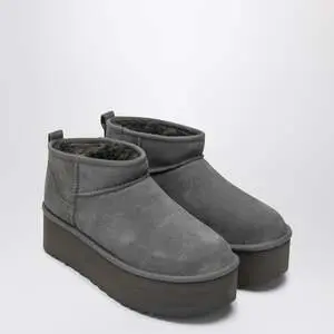 UGG Classic Ultra Mini Platform Boots - Grey