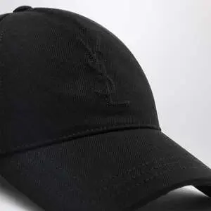 Saint Laurent Cassandre Cotton Baseball Cap