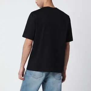 Saint Laurent Oversized T-shirt With Logo Embroidery