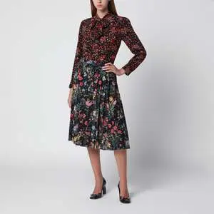 Gucci Printed Silk Shirt With Pussy Bow
