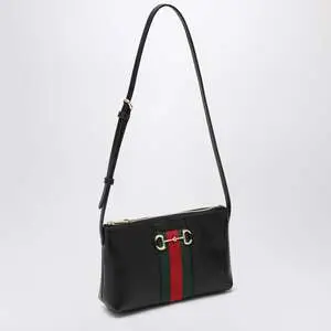 Gucci Leather Mini Horsebit Web Bag