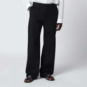 Gucci Wool Trousers With Gg Pattern