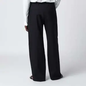 Gucci Wool Trousers With Gg Pattern