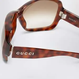 Gucci Tortoiseshell Square Frame Sunglasses