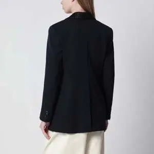 Bottega Veneta Grain De Poudre Wool Tuxedo Jacket