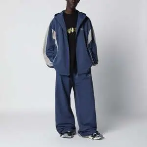 Balenciaga Washed-effect Technical Satin Track Jacket