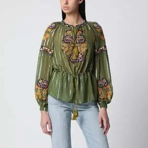 Valentino Garavani Metallic Blouses