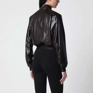 Gucci Soft Nappa Leather Bomber Jacket