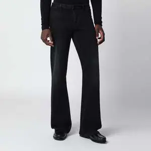 Gucci Washed Effect Stretch Denim Trousers