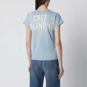 Valentino Garavani Panther Lady Cotton T-shirt - Grey