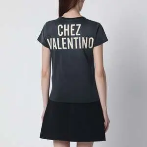 Valentino Garavani Panther Lady T-shirt - Black