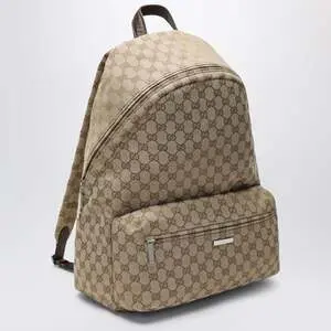 Gucci Large Gg Canvas Backpack