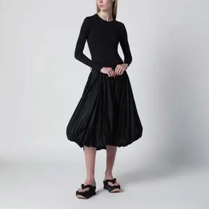 Balenciaga Balloon Skirt In Silk Blend