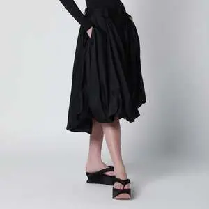 Balenciaga Balloon Skirt In Silk Blend