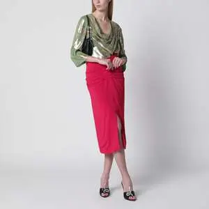 Valentino Garavani Lurex Floral Print Shirt