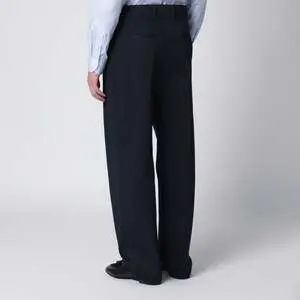 Valentino Garavani Navy Cotton Trousers