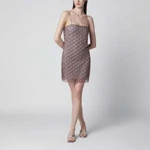 ROTATE BY BIRGER CHRISTENSEN Sequin Scalloped Mini Dress
