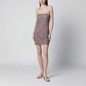 ROTATE BY BIRGER CHRISTENSEN Sequin Scalloped Mini Dress