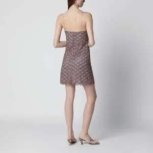 ROTATE BY BIRGER CHRISTENSEN Sequin Scalloped Mini Dress