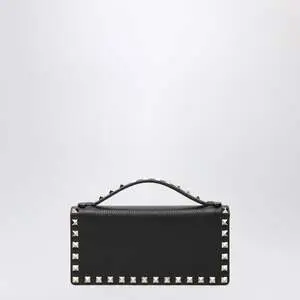 Valentino Garavani Rockstud Leather Wallet With Chain