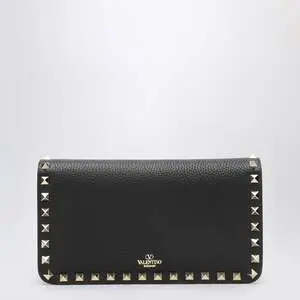 Valentino Garavani Pouch With Rockstud Chain - Black