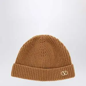 Valentino Garavani Cashmere Beanie - Beige
