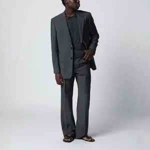 Valentino Garavani Gray Wool-blend Trousers