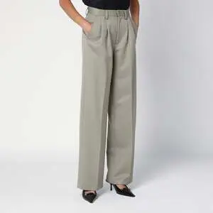 ANINE BING Khaki Wool Trousers