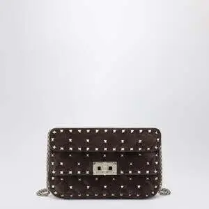Valentino Garavani Rockstud Spike Bag - Brown