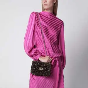 Valentino Garavani Rockstud Spike Bag - Brown