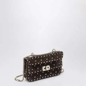 Valentino Garavani Rockstud Spike Bag - Brown